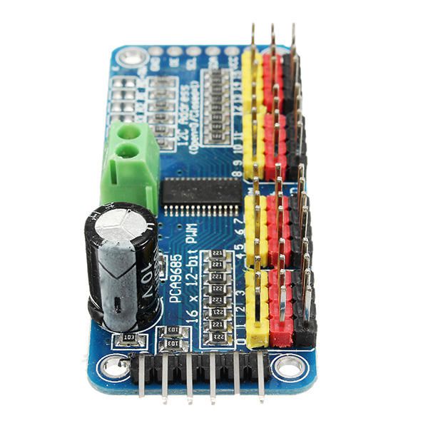 Módulo I2C PWM Servo 16 Canais PCA9685 - Eletrônica Ômega
