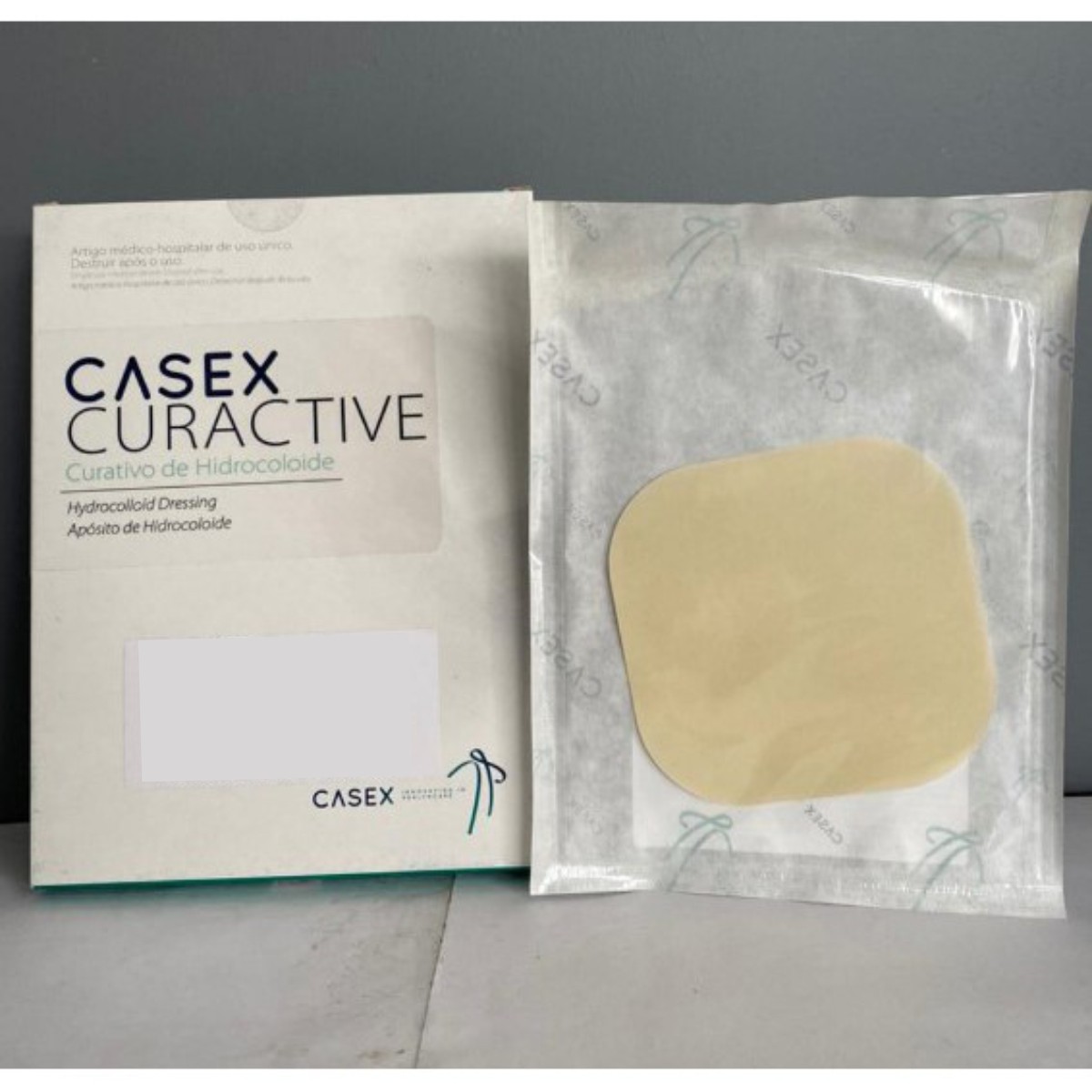 Curativo Hidrocoloide Curactive Regular - Casex - RareMed Hospitalar