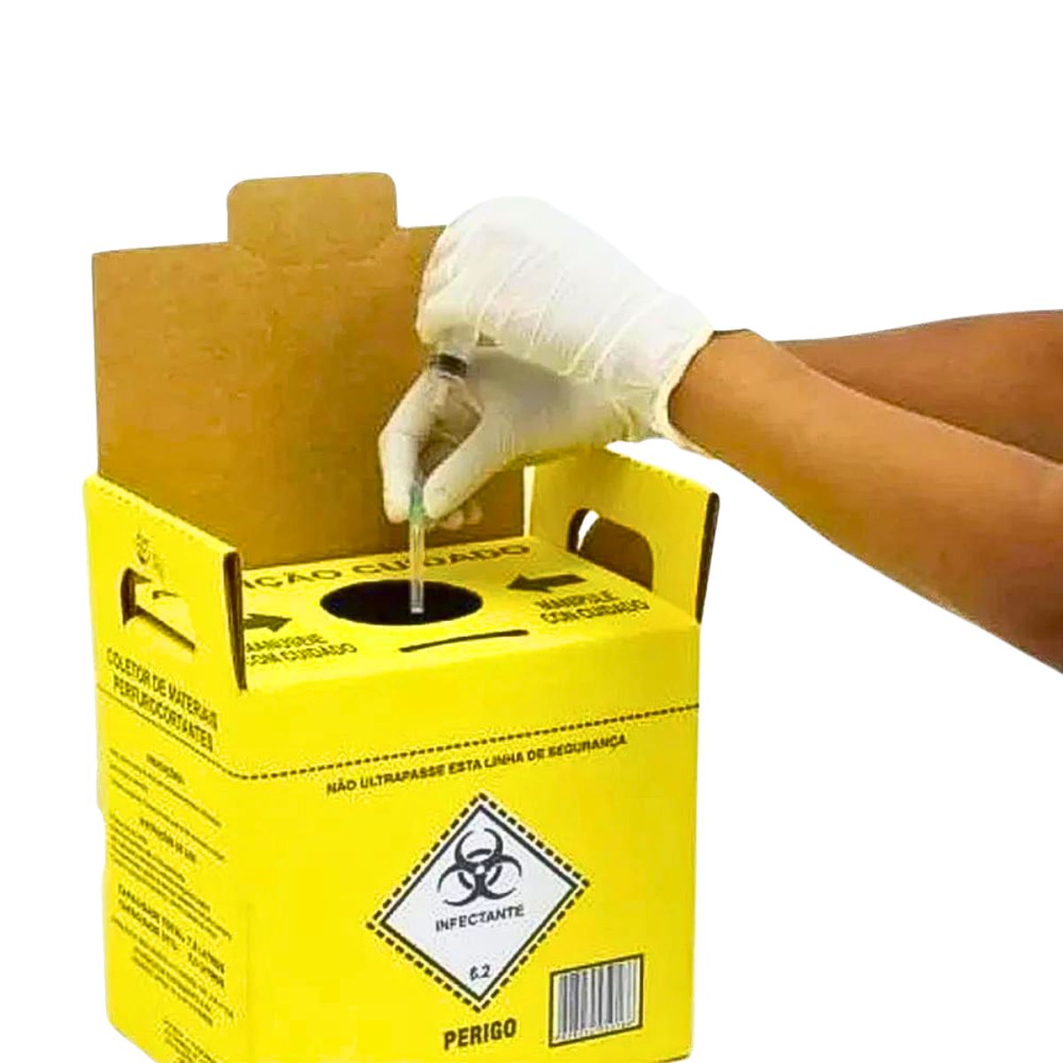 Descarpack Coletor para Material Perfurocortante - RareMed Hospitalar