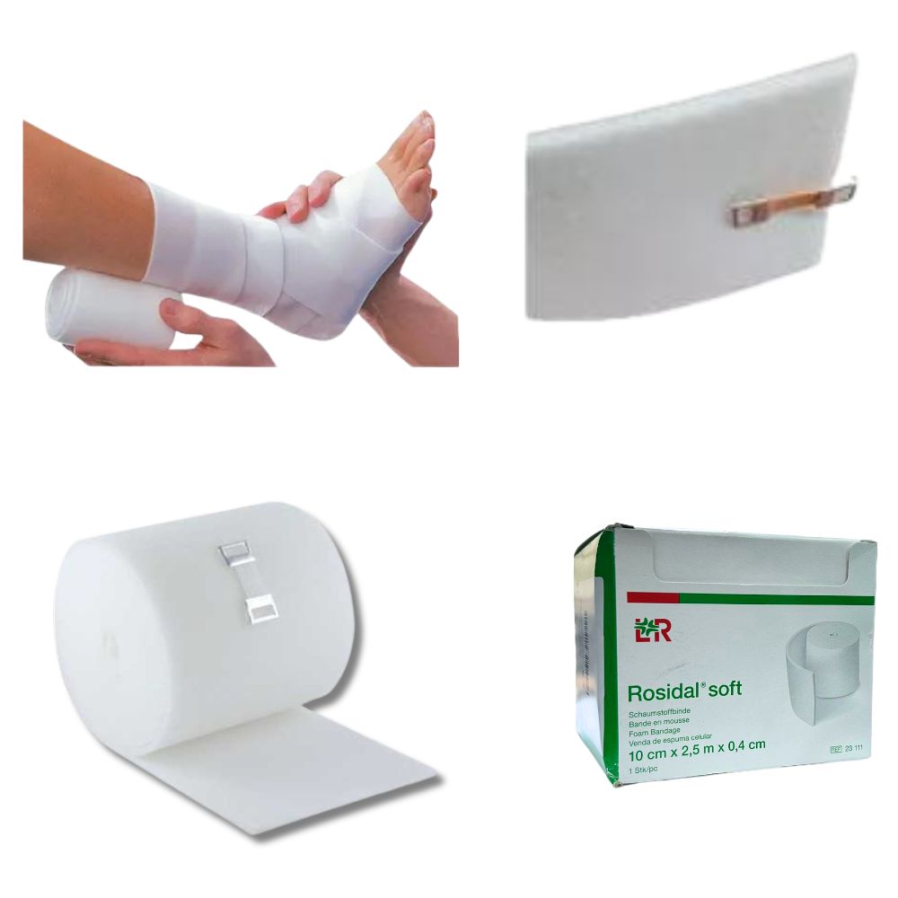Bandagem de Espuma Rosidal Soft - Lohmann & Rauscher - RareMed Hospitalar