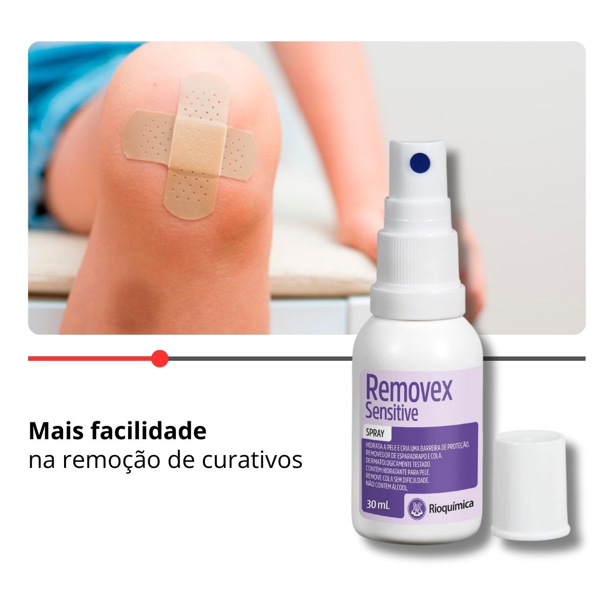 Spray Removedor de Curativo e Adesivo Removex Sensitive - Rioquímica ...