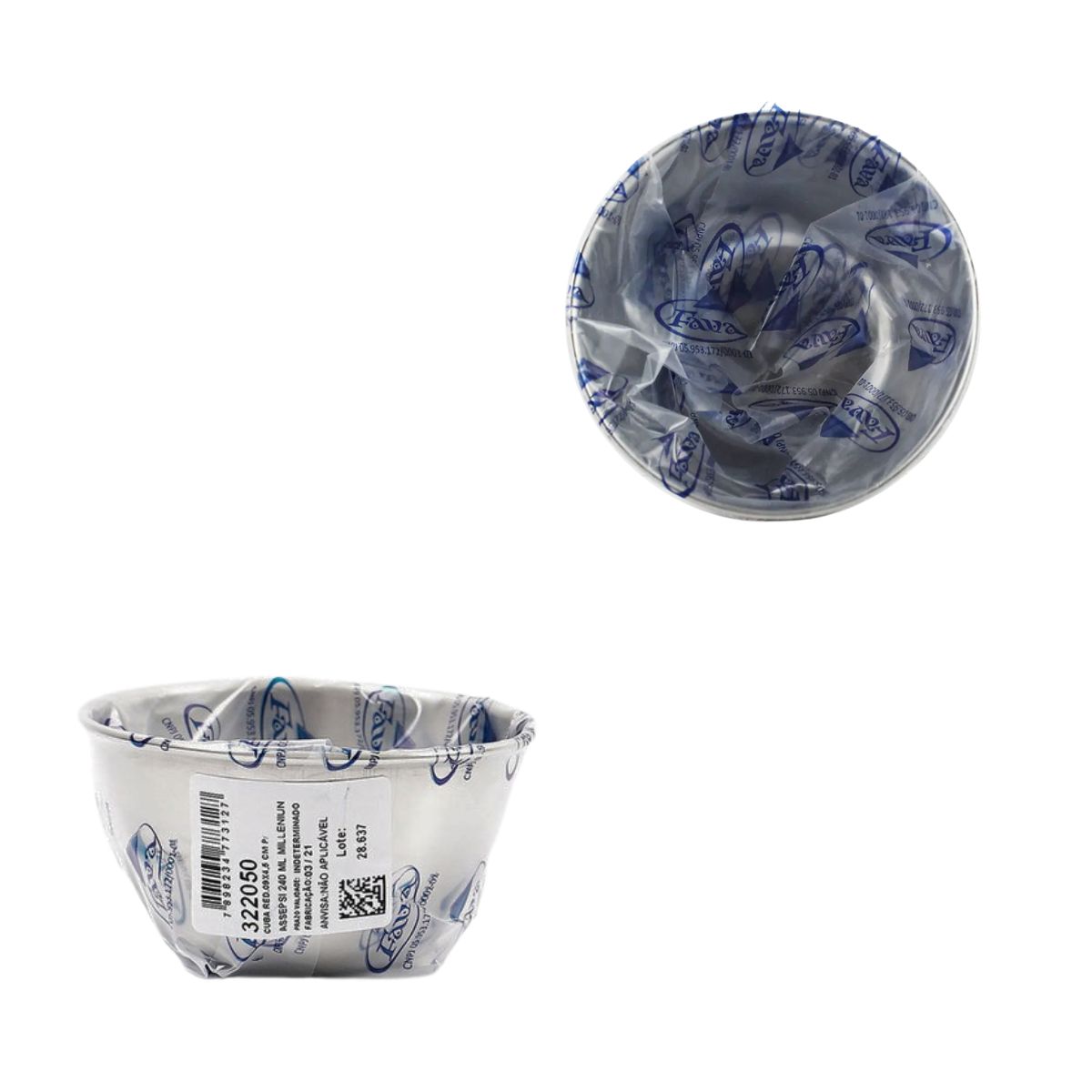 Cuba para Assepsia Redonda - Fava - RareMed Hospitalar