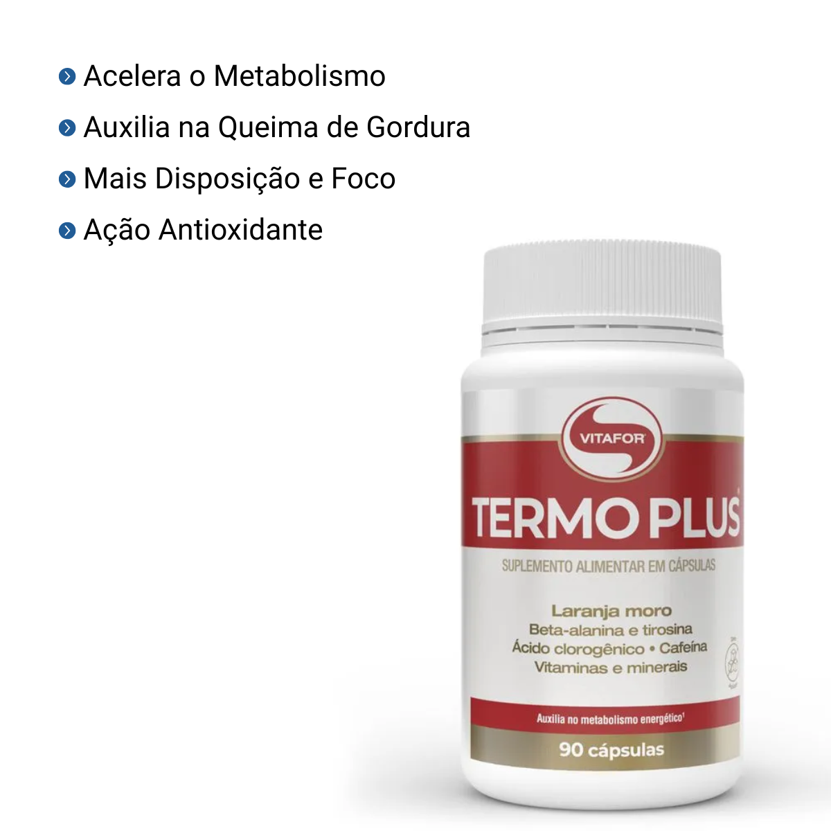 Termo Plus - 90 cap - Vitafor - RareMed Hospitalar