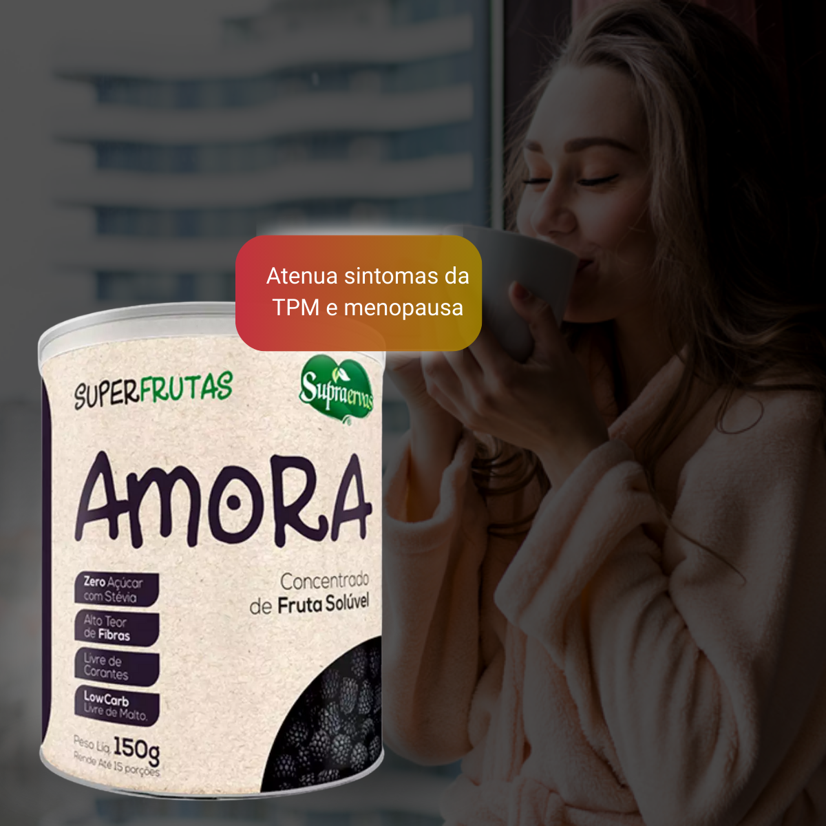 Amora Concentrado Solúvel 150gr - Supraervas - RareMed Hospitalar