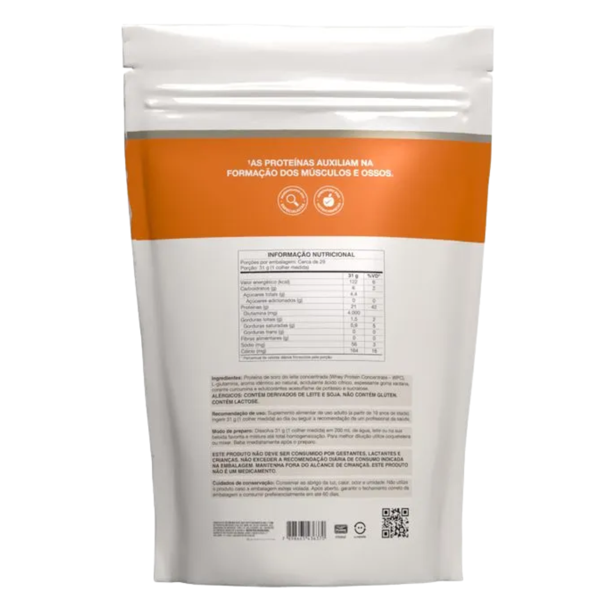 Whey Protein WPC Mousse de Maracujá 900g - Vitafor - RareMed Hospitalar