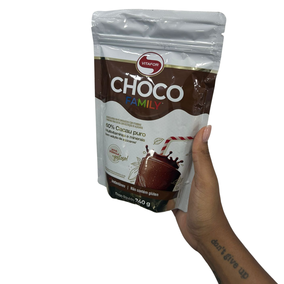 Choco family - Pouch 240g - Vitafor - RareMed Hospitalar