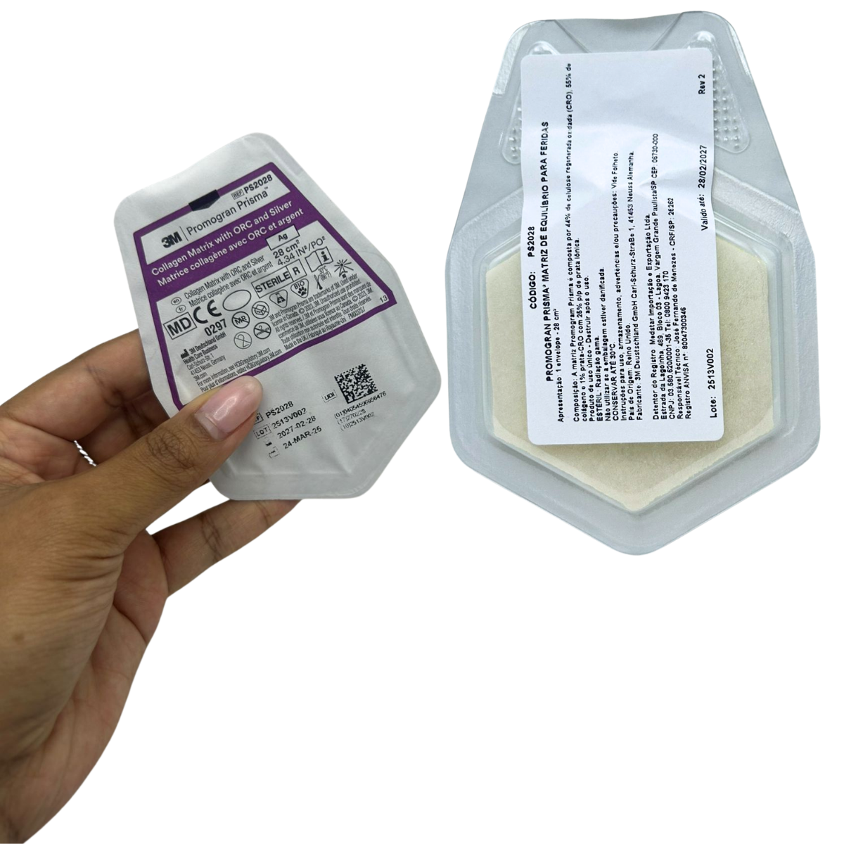 Curativo de Colágeno Promogran Prisma - Unidade - 3M - RareMed Hospitalar