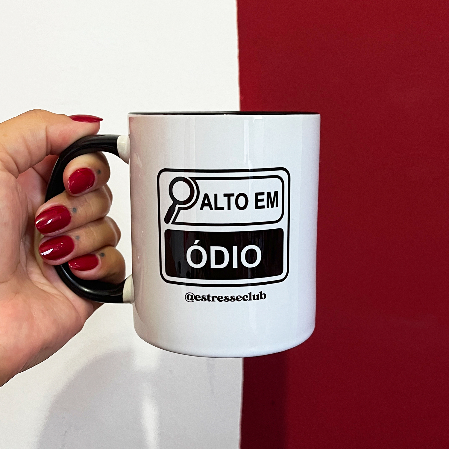 Kit Coleção Canecas Alto em - Porque ninguém é feliz 24h!