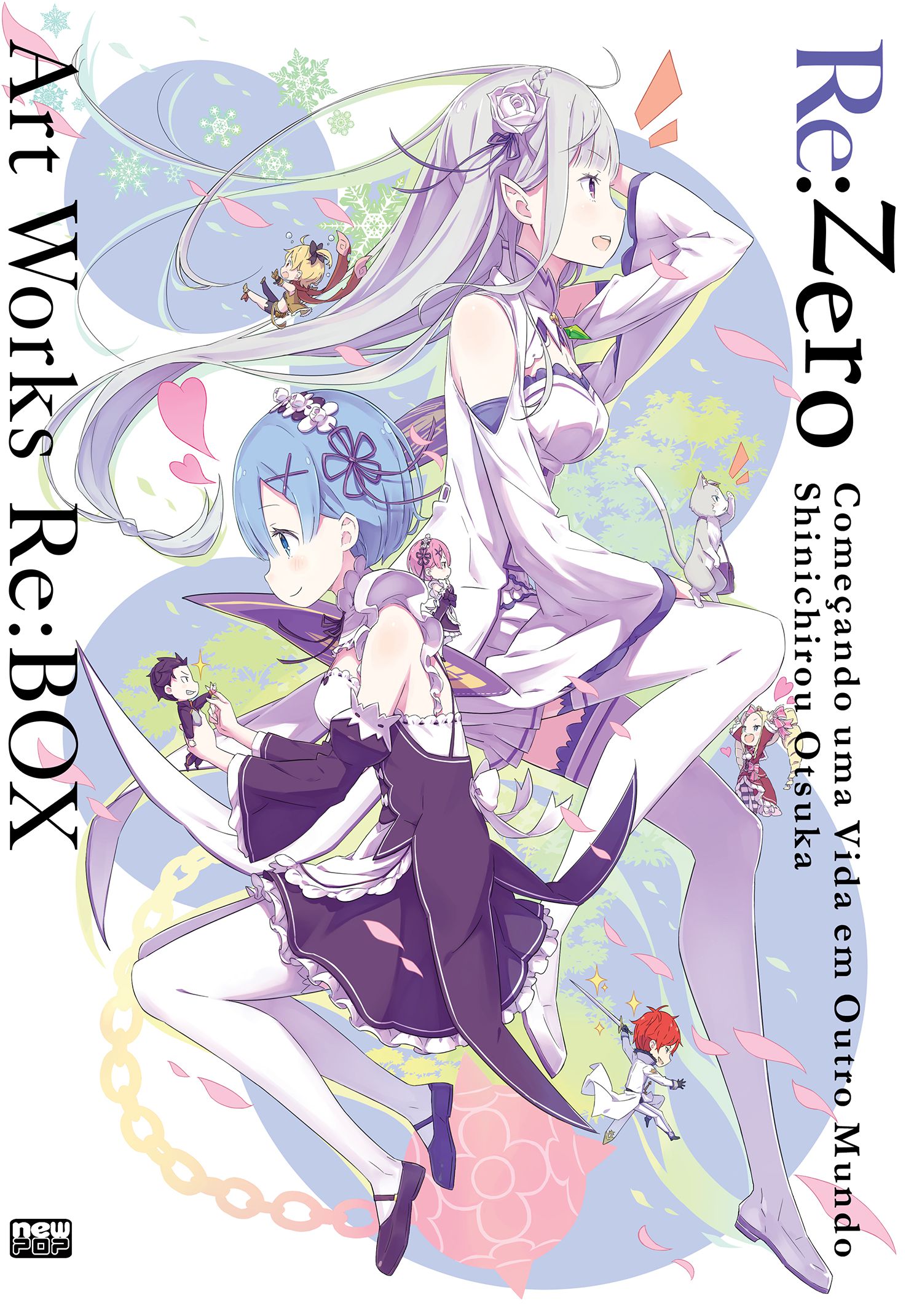 Re:Zero - Art Works Re:BOX com 2 Postais - NewPOP SHOP