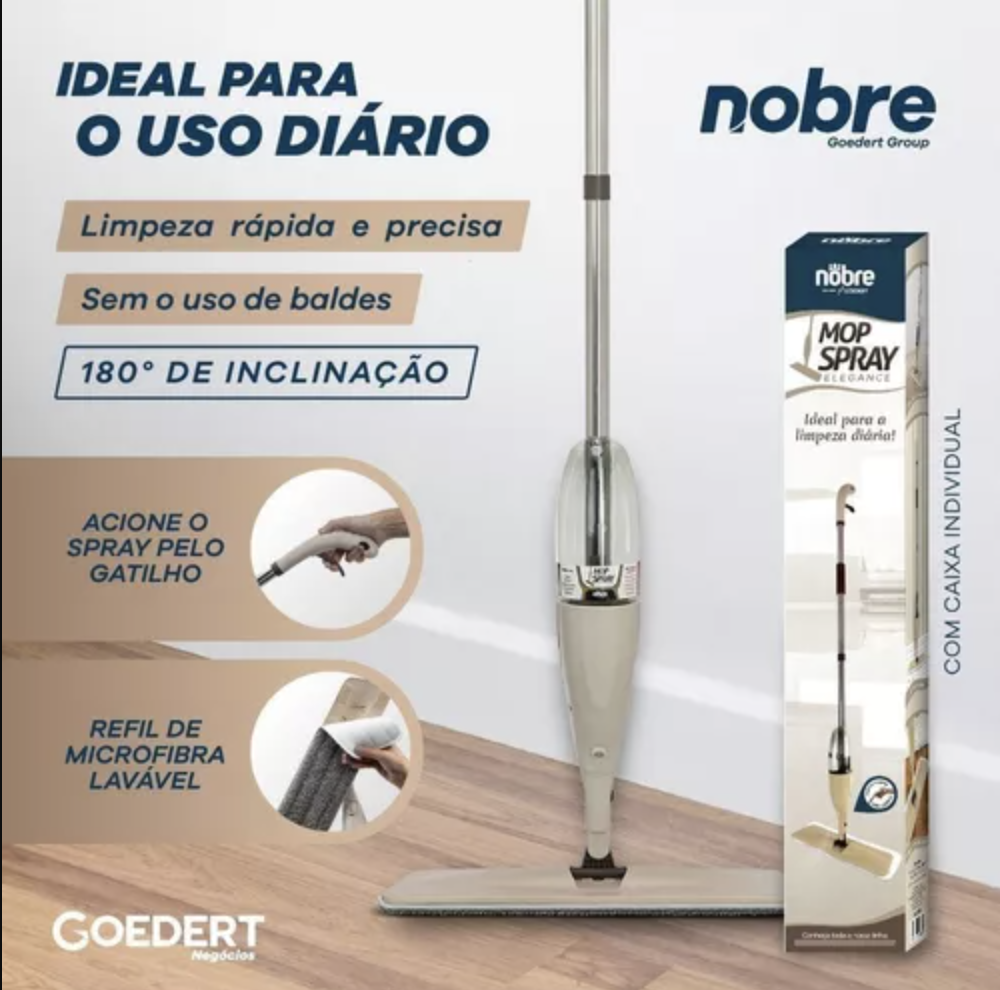 Mop Spray Elegance - c/ Reservatório - Nobre - Mult Distribuidora ...