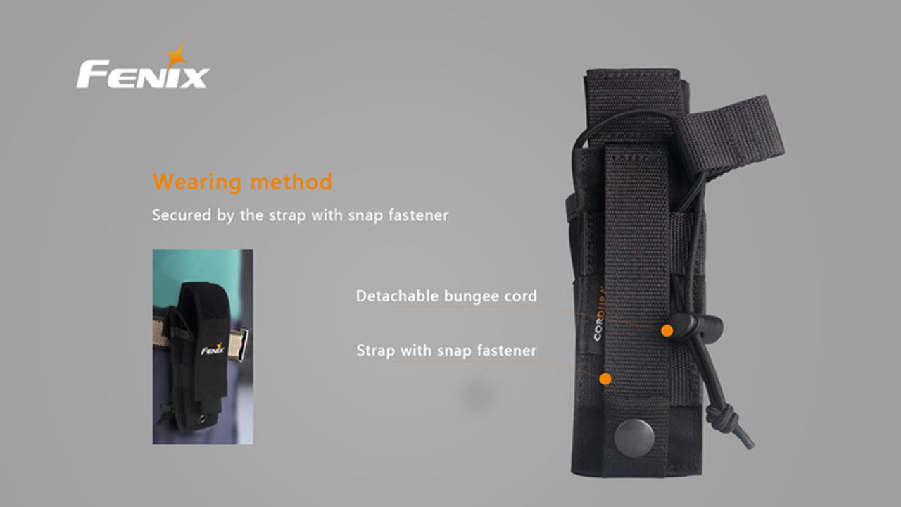 Coldre para Lanterna Fenix ALP MT Verde - Fenix Store Brasil ...