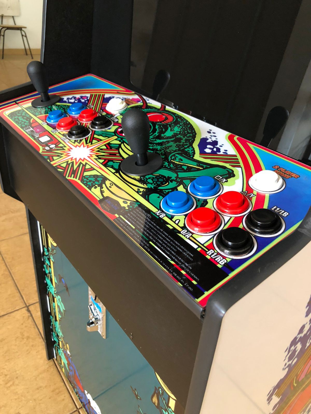 Arcade Modelo Black | e Dezenas de outros | Ate 12x - Arcade Play Games