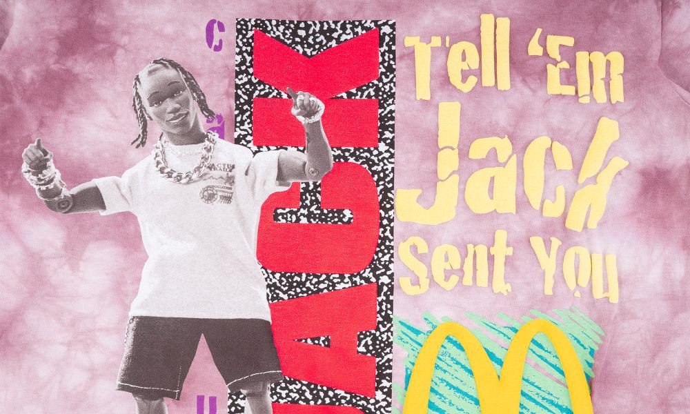 TRAVIS SCOTT x McDONALD'S - CAMISETA " Jack Smile II " - UNBOX