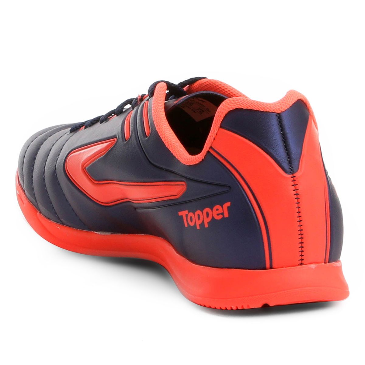 Tênis Salão Topper Boleiro Infantil Marinho/Coral - 10K Sports