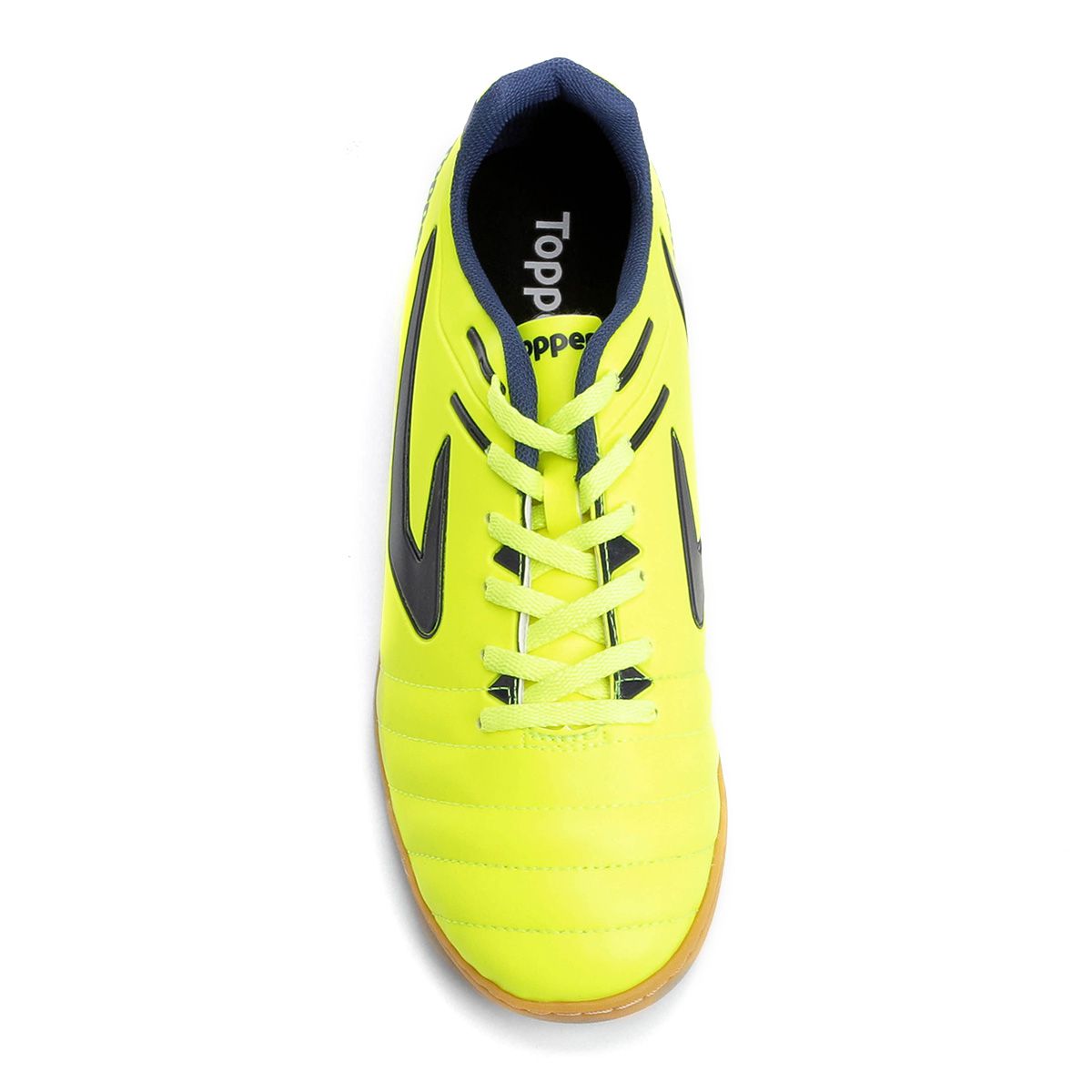 Tênis Salão Topper Boleiro Amarelo Neon/Marinho - 10K Sports