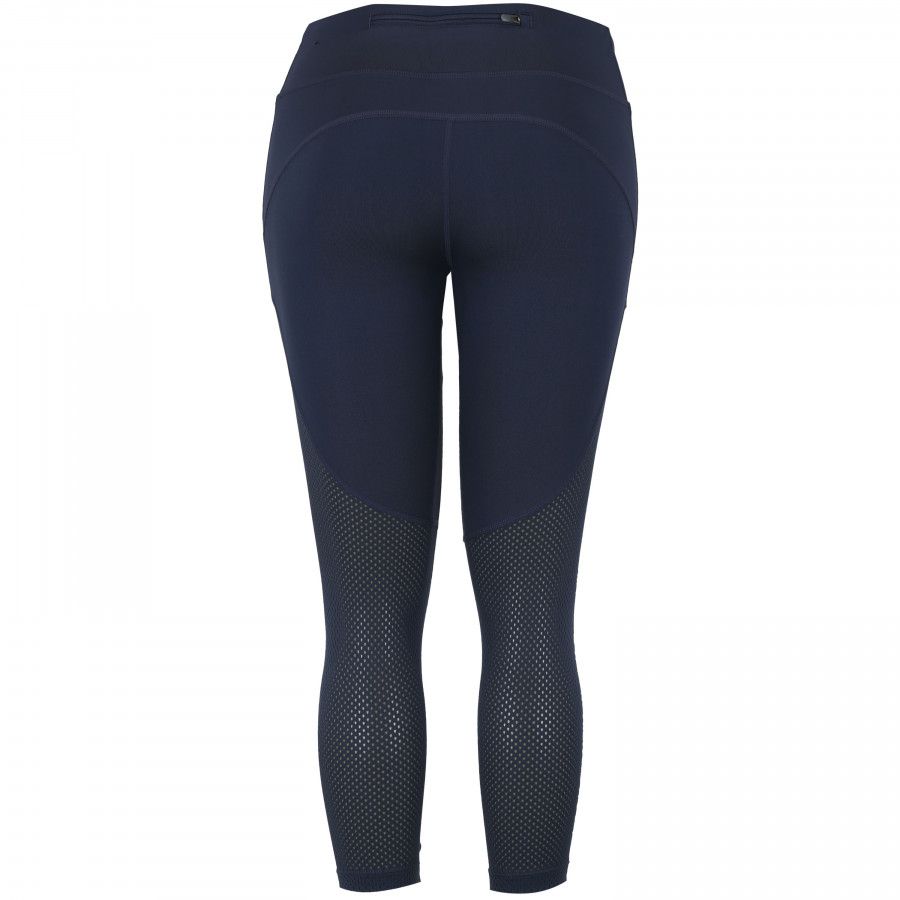 Calça Capri Nike Power Crop Racer Marinho - 10K Sports
