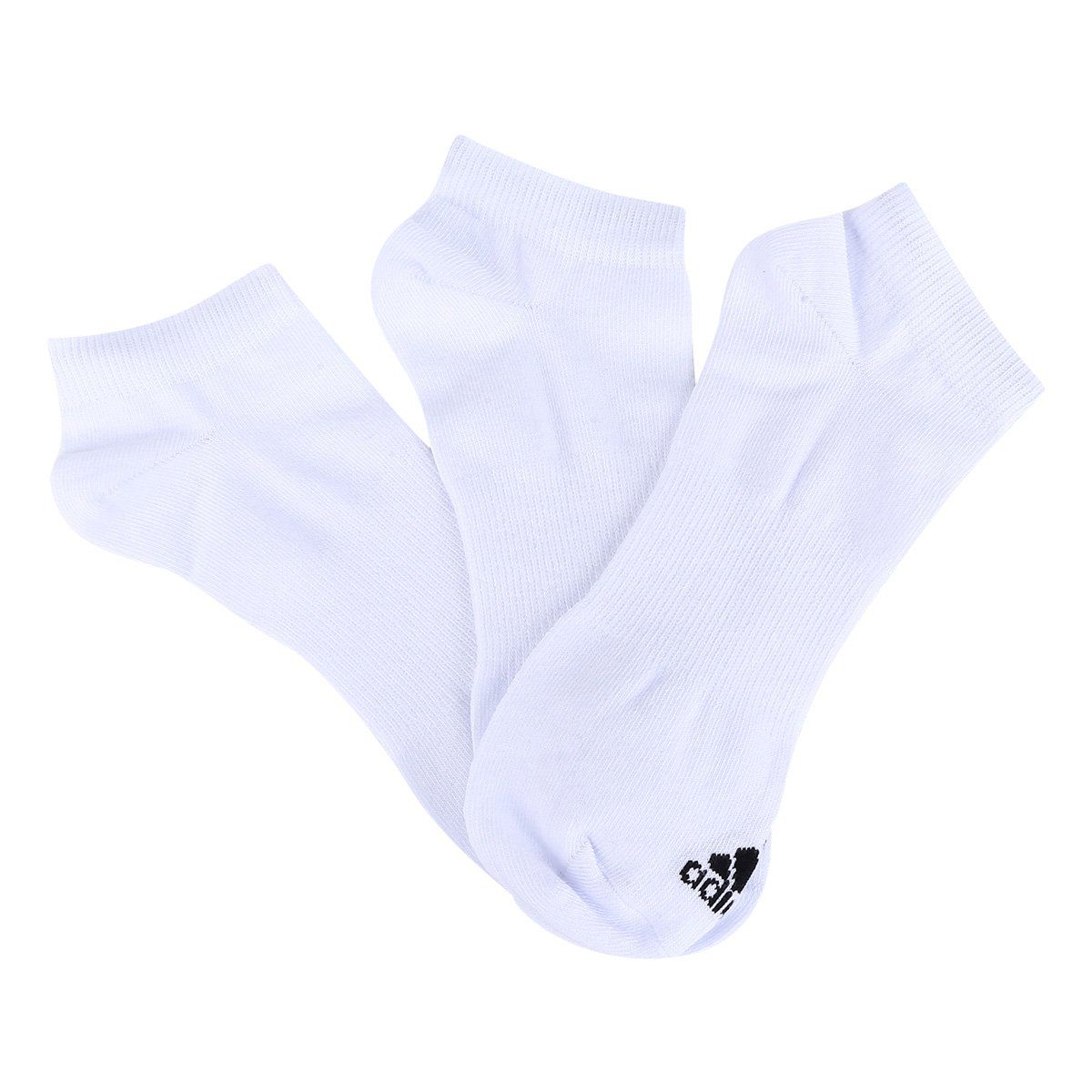 Kit 3 Meias Adidas Cano Baixo Liner - 10K Sports