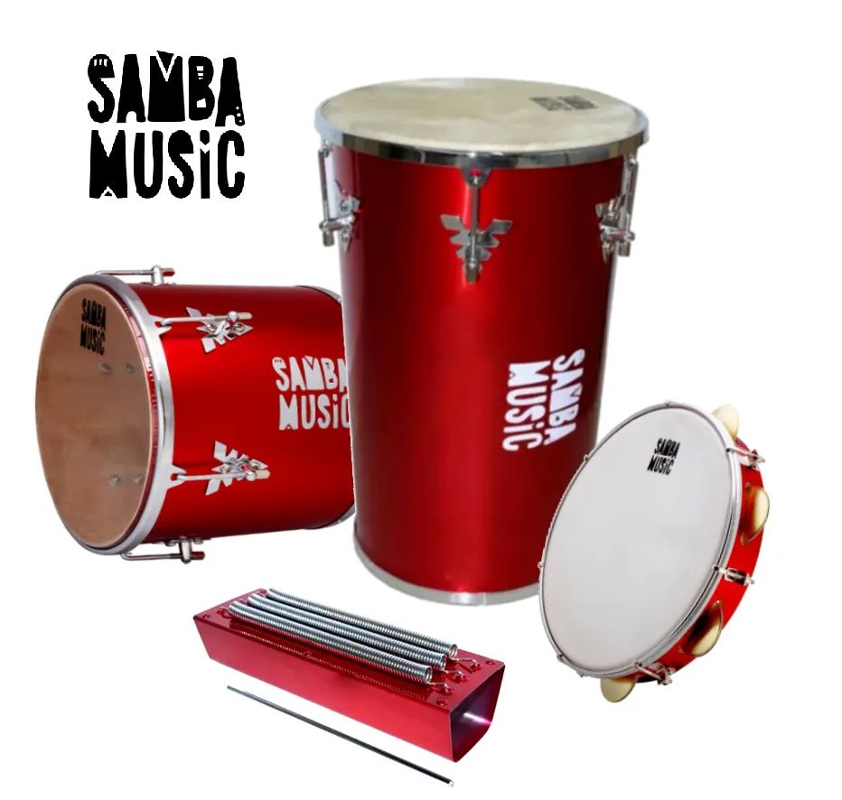 Kit Samba Vermelho - SAMBA MUSIC 4 Instrumentos - Casadei Instrumentos ...
