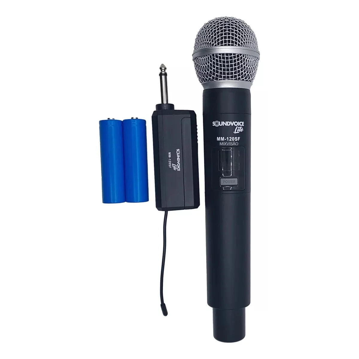 Microfone Sem Fio Dinâmico Cardióide Soundvoice MM120 SF - Casadei ...