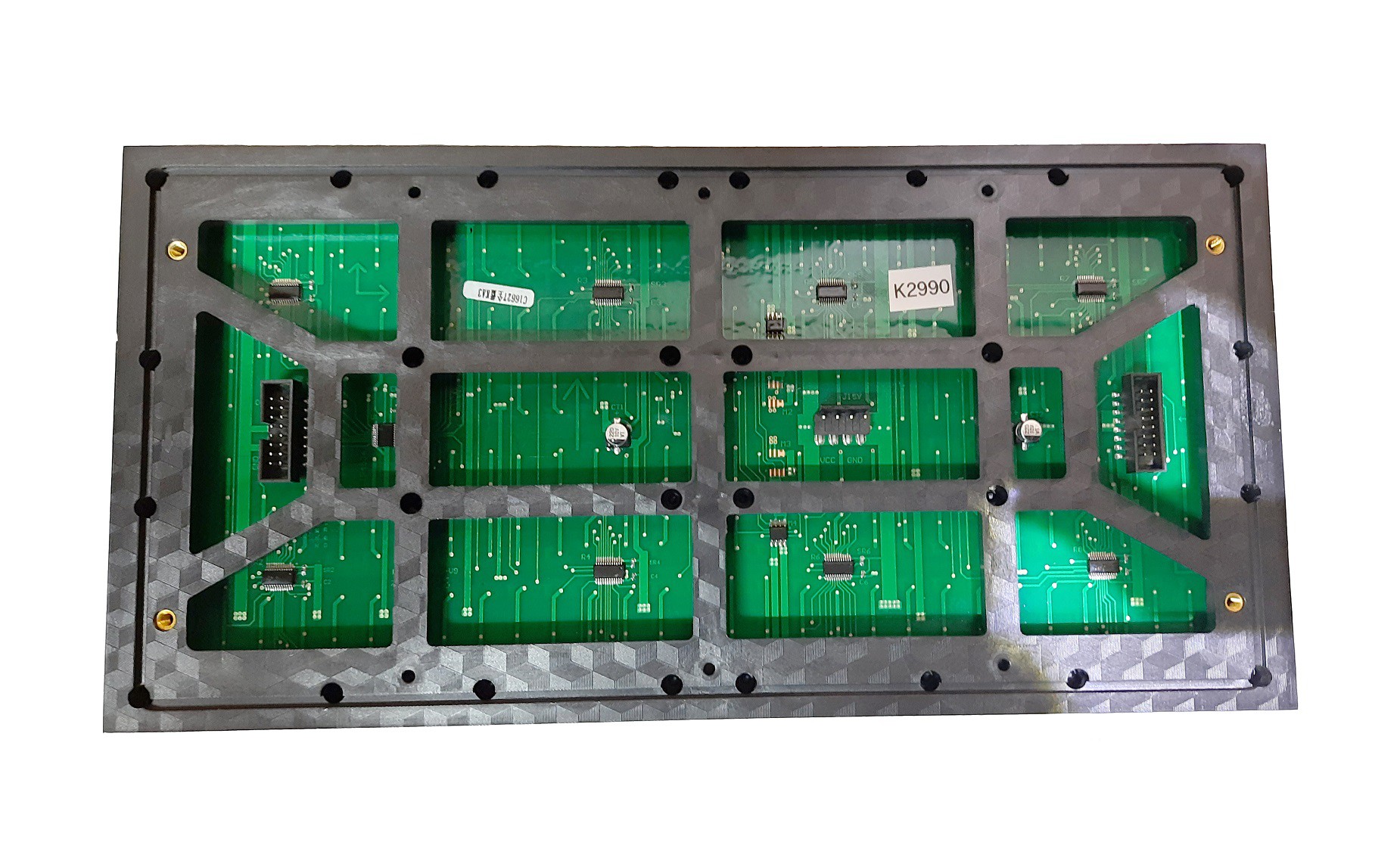 Modulo Painel LED P10 Azul 32x16cm HUB12 P10 (1R) Externo SMD K2990 ...