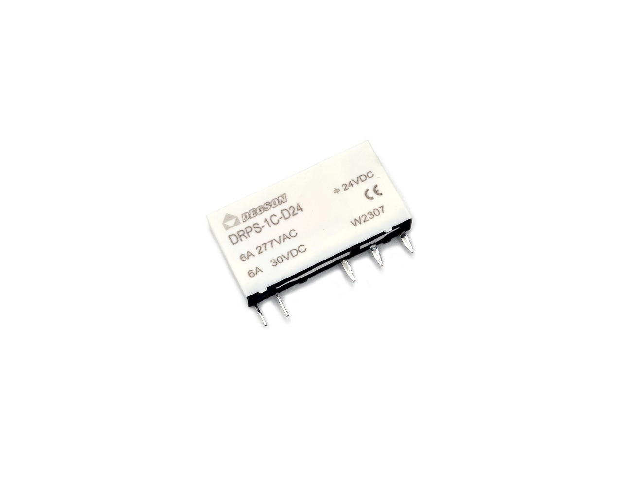 Relé de Interface Bobina 24VCC 1 Contato Reversível 6A 250VCA ...