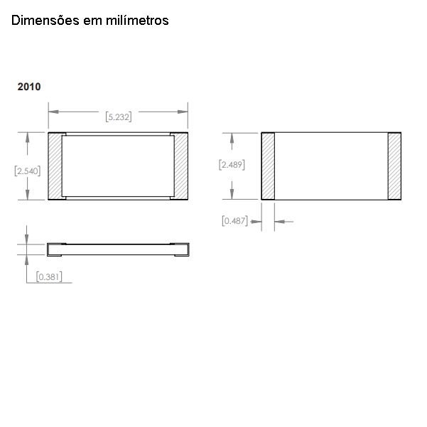 RESISTOR 3R3 1% 3/4W 2010 SMD K4068 - DUALSHOP® Automação Industrial