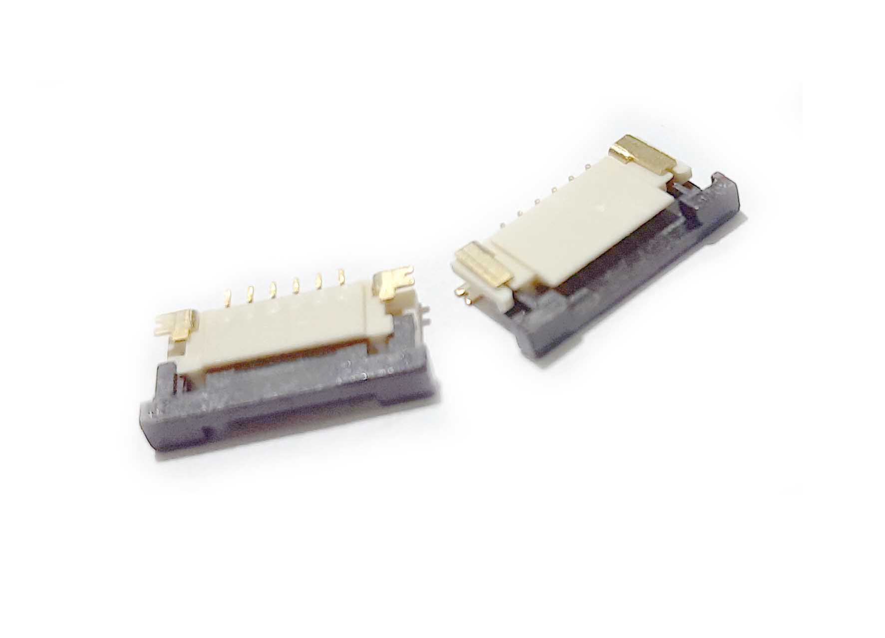 Conector ZIF FPC 1.0MM 6 pinos K0248 - DUALSHOP® Automação Industrial