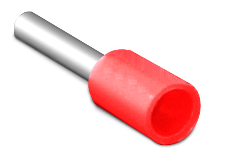 Terminal Tubular 1mm Simples Vermelho E1.0-8-RD - DUALSHOP® Automação ...