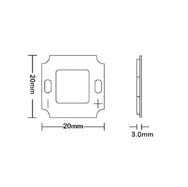 Modulo Power LED 10W Full Spectrum Rosa Cultivo K2805 - DUALSHOP ...