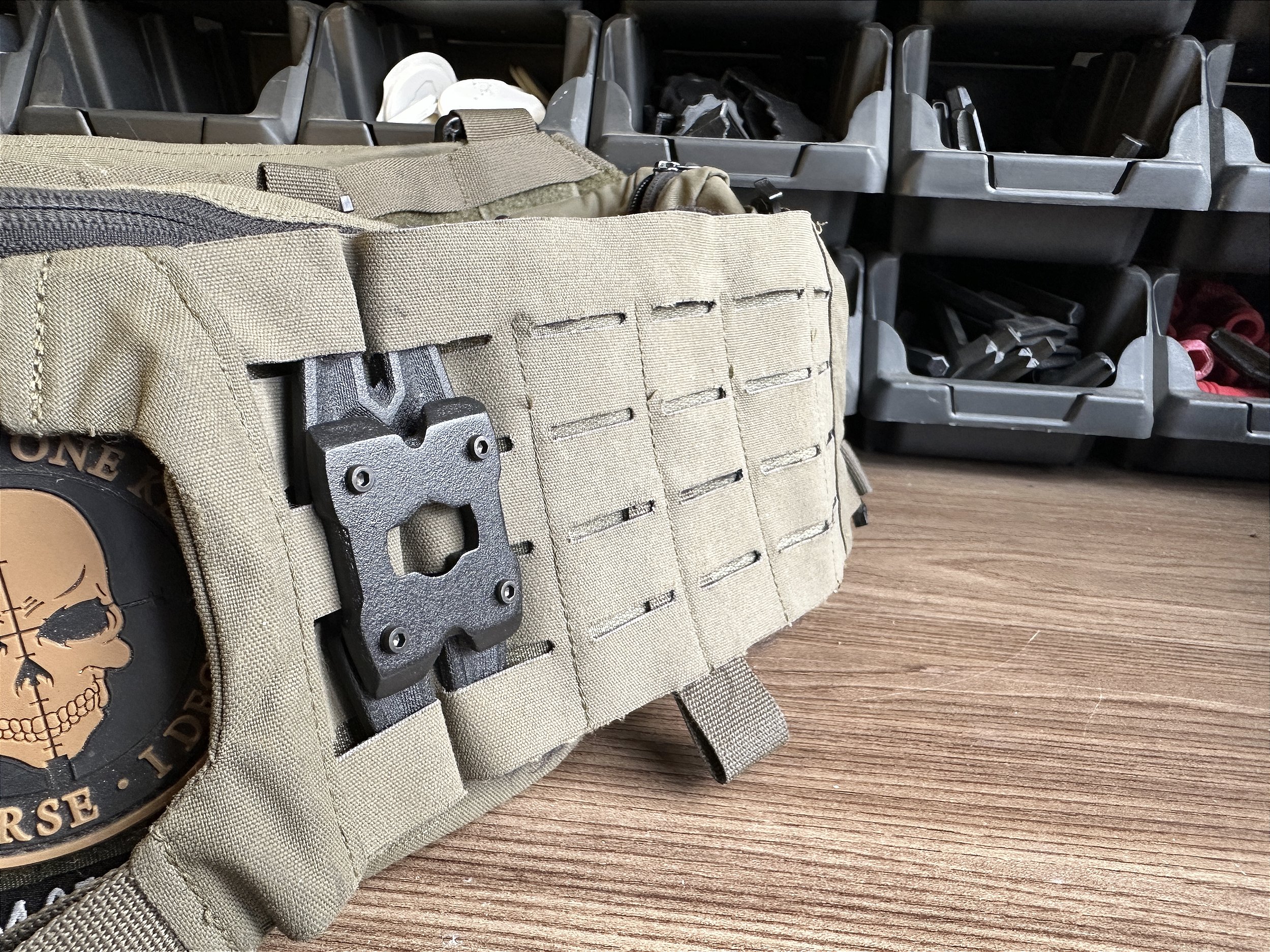 Suporte Gopro Axon BodyCam Colete Modular PM Molle VXSP - Sr-Striker