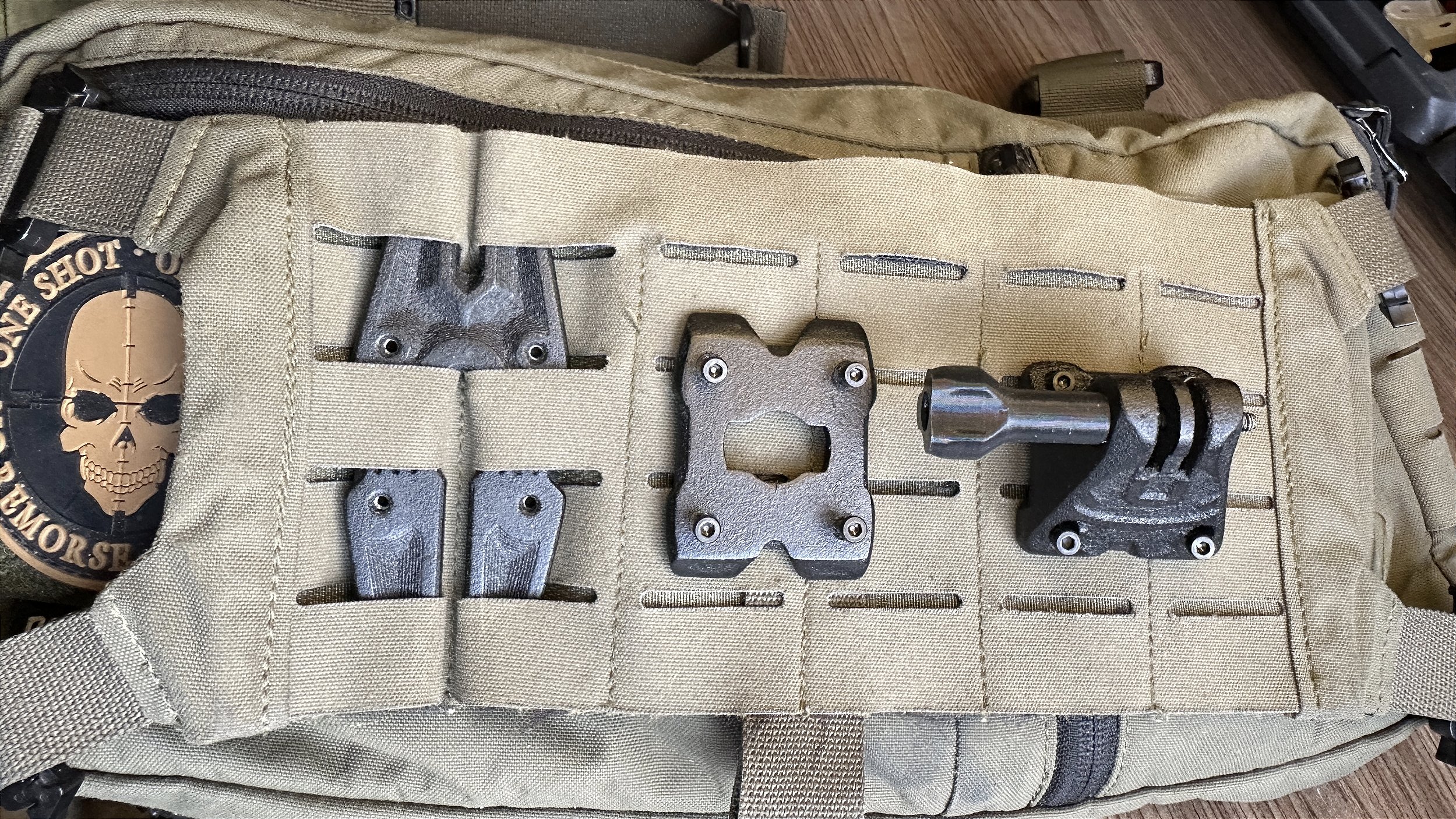 Suporte Gopro Axon BodyCam Colete Modular PM Molle VXSP - Sr-Striker