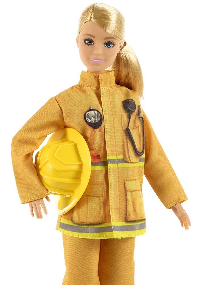Boneca Barbie Profissões Deluxe Bombeira - Kiko Brinquedos