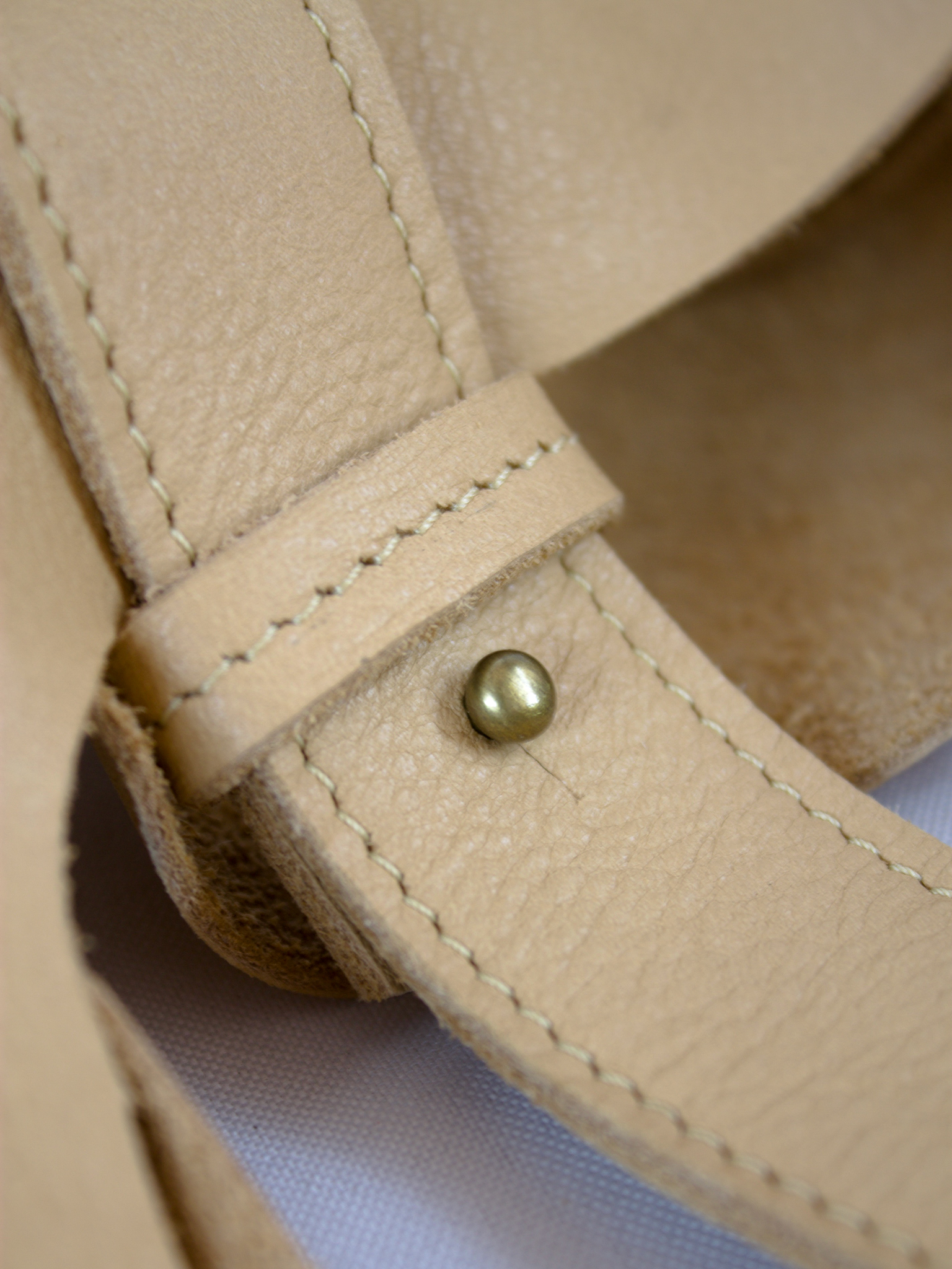 Bolsa Sacola Areia - Quitanda Couro