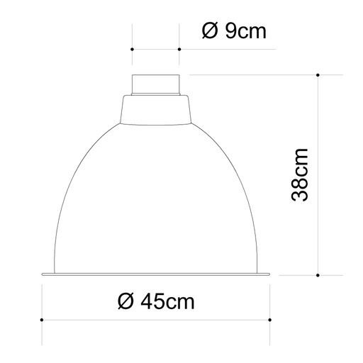 Pendente Indústria Vertical Sino Metal Bronze 38x4 / Parcelado ...