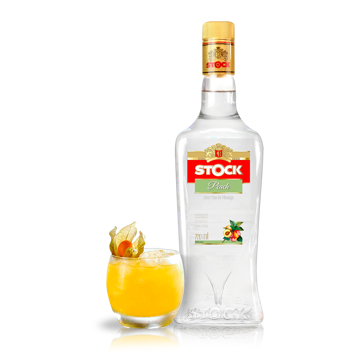 Comprar Licor Fino de Pêssego Stock Peach 720ml | Stock do Brasil - Distillerie Stock do Brasil