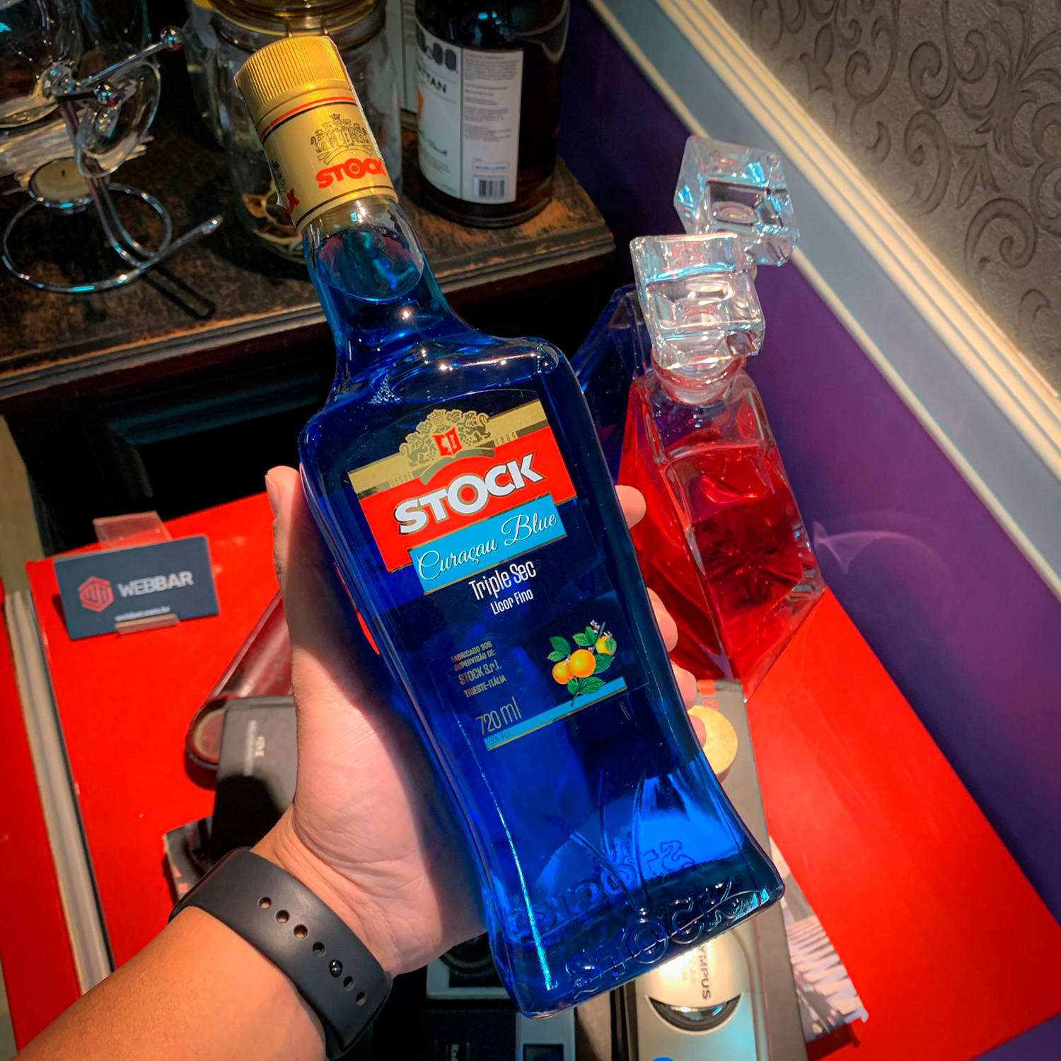 Comprar Licor Stock Curaçau Blue Triple Sec 720ml | Stock do Brasil ...