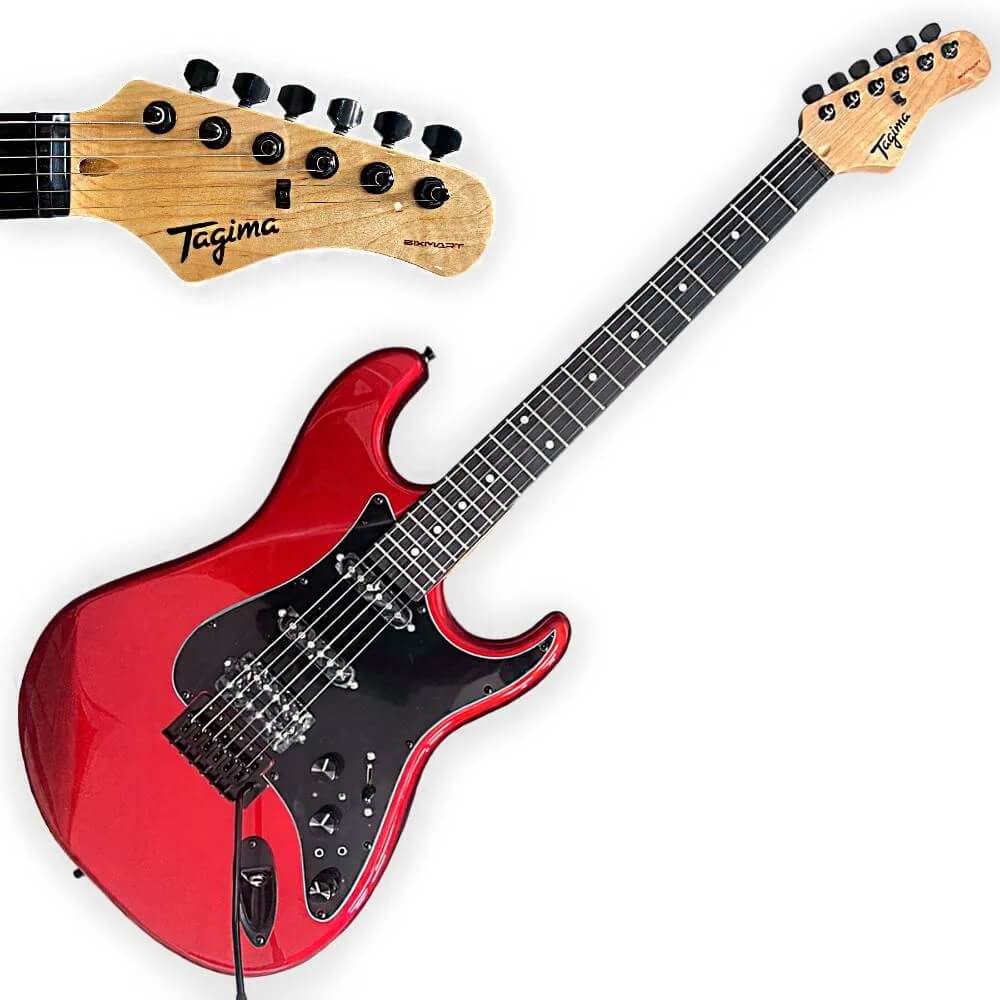 Guitarra Stratocaster Tagima Sixmart com Efeitos CA Vermelha - Krunner ...