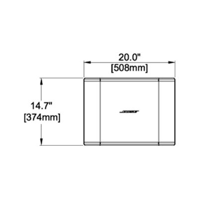 Caixa Subwoofer 12" Bose Panaray LT MB12 400W - Krunner - Loja de ...