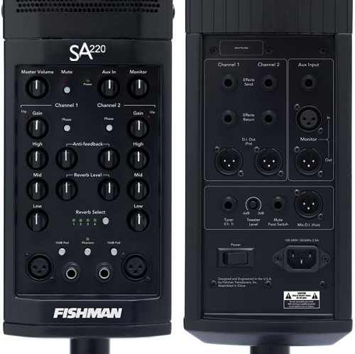 Caixa Amplificada 4" Line Array Fishman SL1 SA220 220W - Krunner - Loja ...