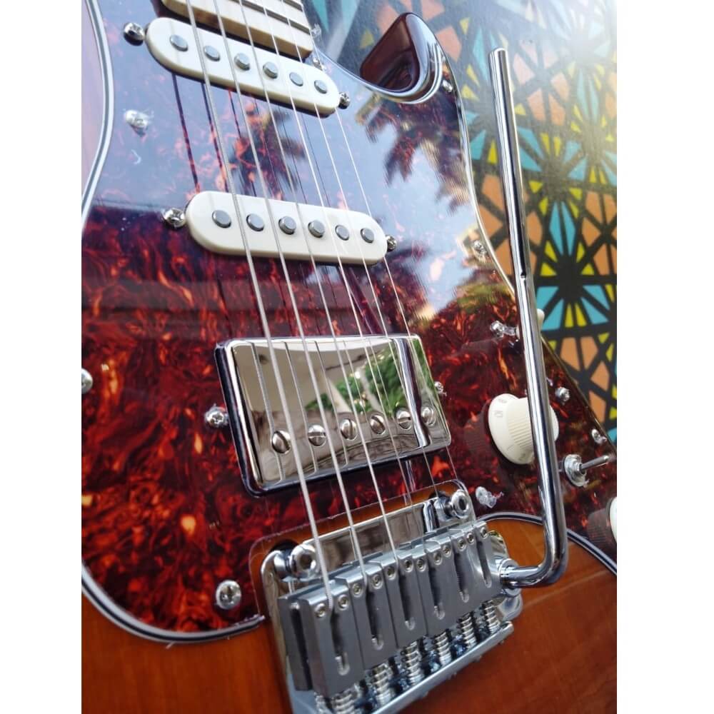 Guitarra Stratocaster Tagima Stella Honey Burst Clara Série Brasil ...