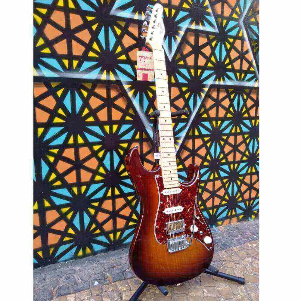 Guitarra Stratocaster Tagima Stella Honey Burst Clara Série Brasil ...