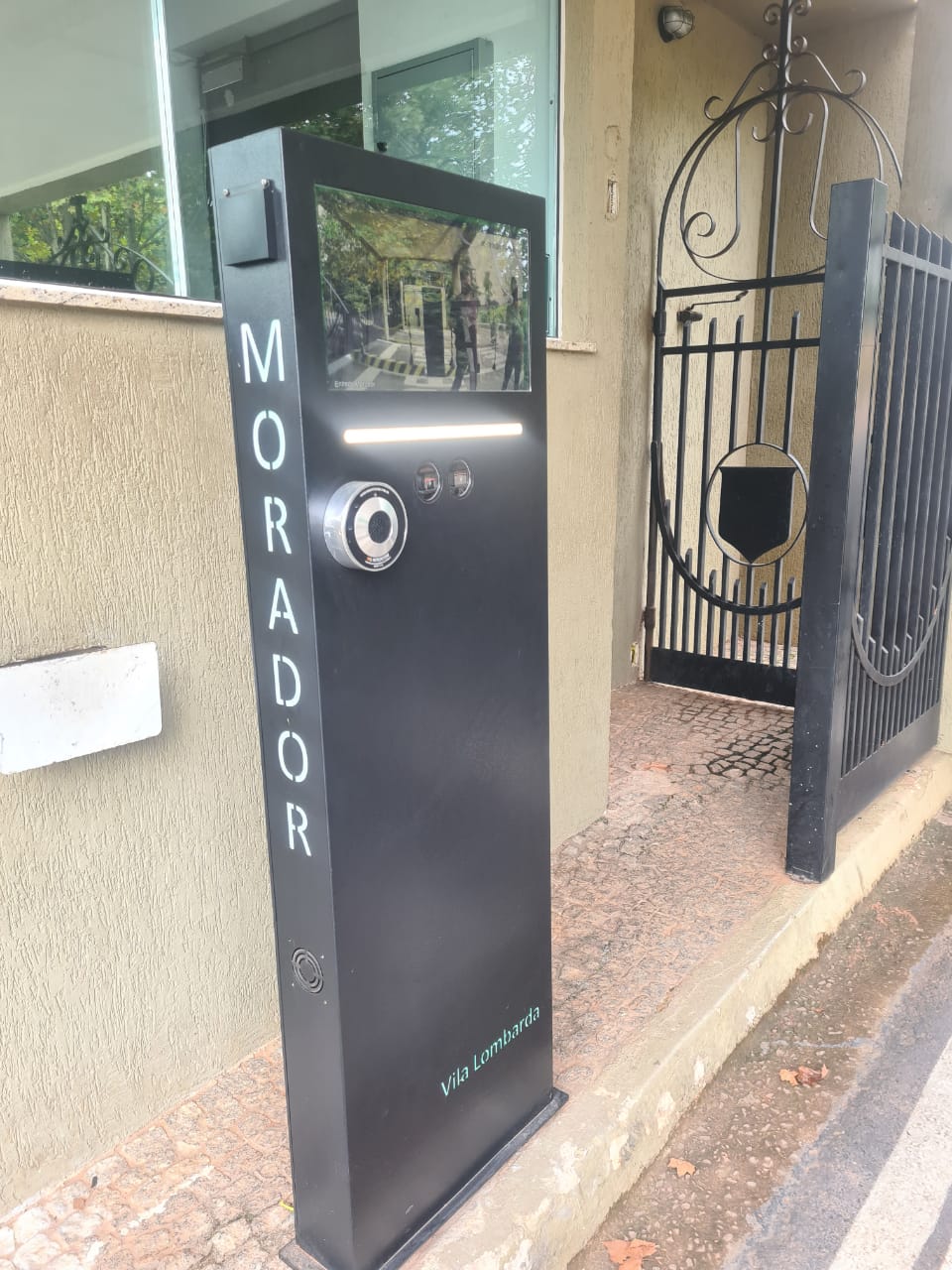 Intercomunicador Pedestal Para Vidro WS IT/07 - Central Evangélica