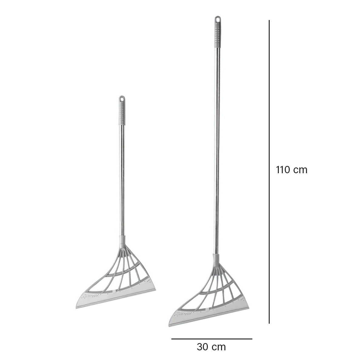 Rodo Tamanho Ajustável Vassoura em aço inox e silicone - Loja de ...