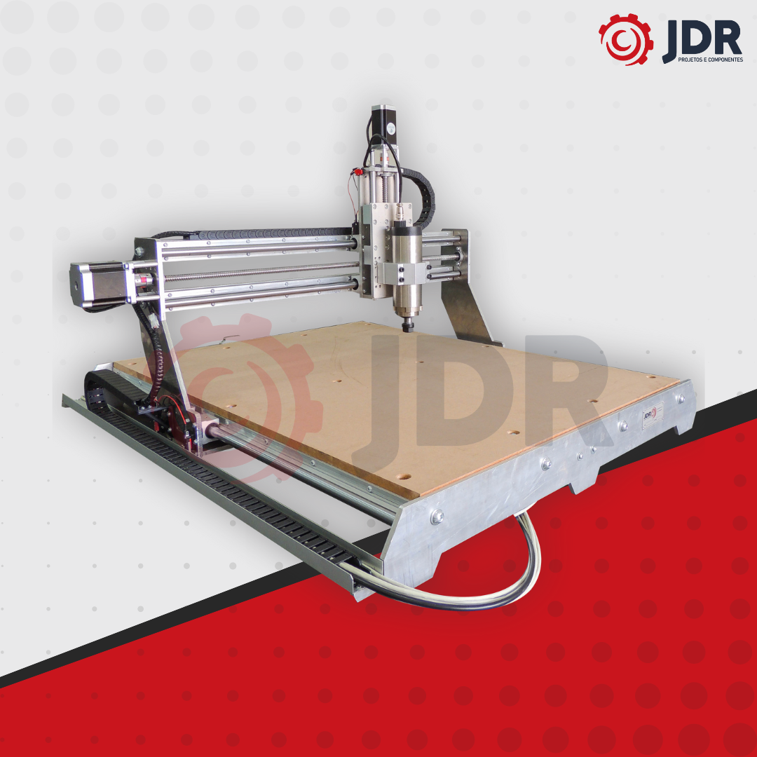 Router CNC A12080 JDR - JDR Projetos CNC e Componentes