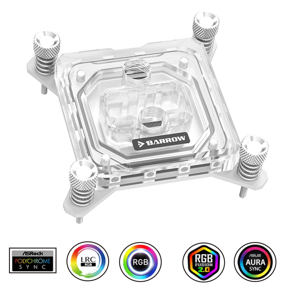 Kit Water Cooler Custom Completo INTEL 360mm RGB White Edition Tubos ...