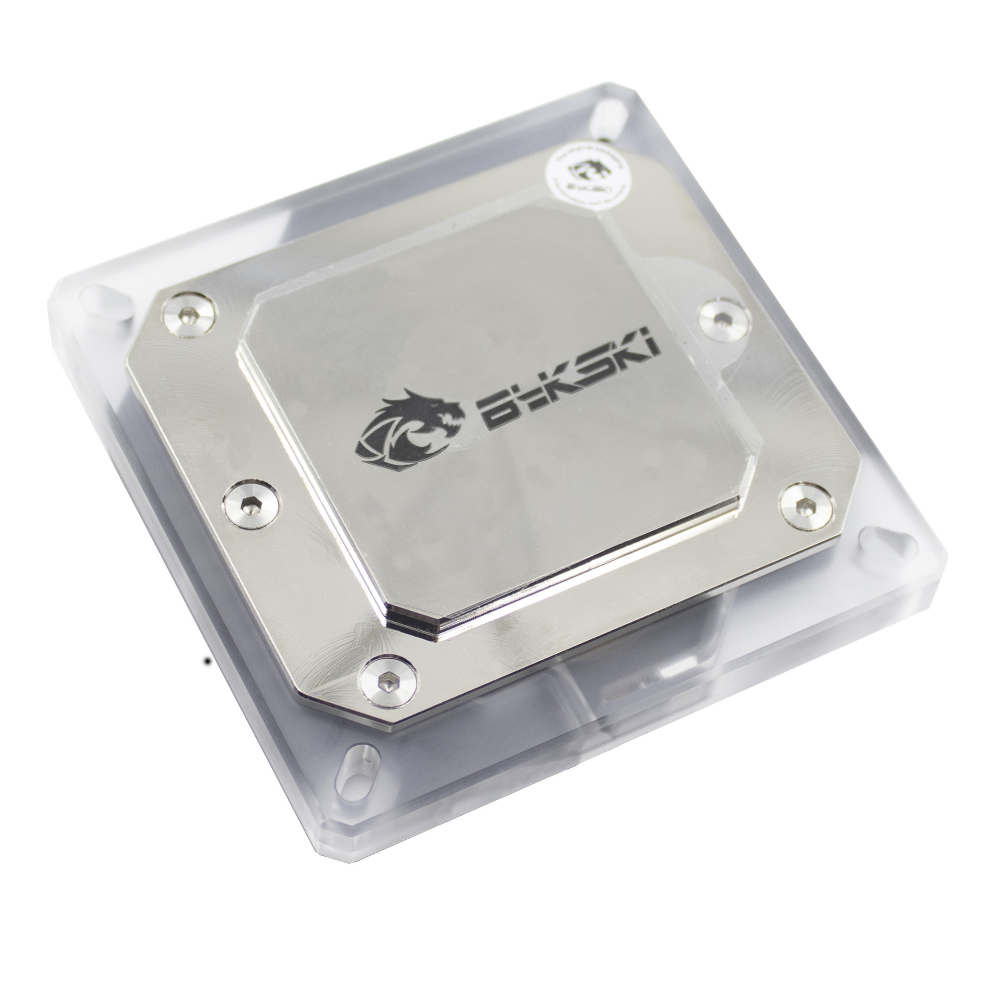 CPU Block Bykski Intel XPR-A-MC-V3 Preto RGB 5v para water cooler - Power UP Water Cooler - De ...