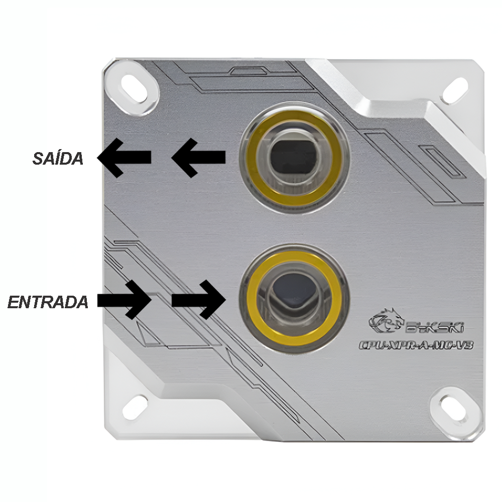 CPU Block Bykski Intel XPR-A-MC-V3 RGB 5v Water Cooler Custom - Power ...