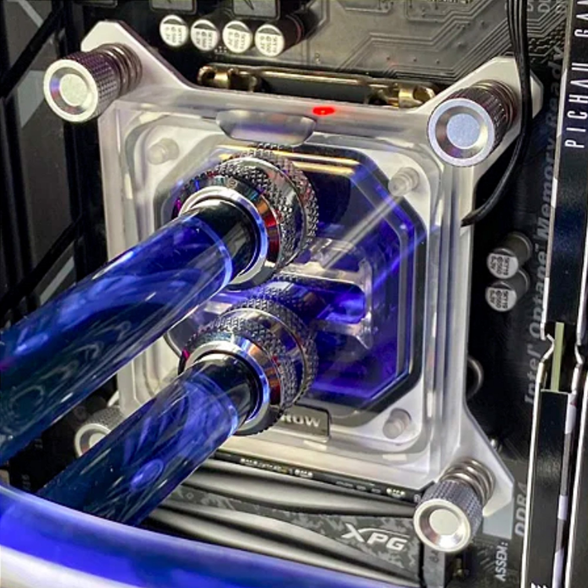 CPU Block AMD Barrow RGB AM4 - AM5 para Water Cooler Custom - Power UP ...
