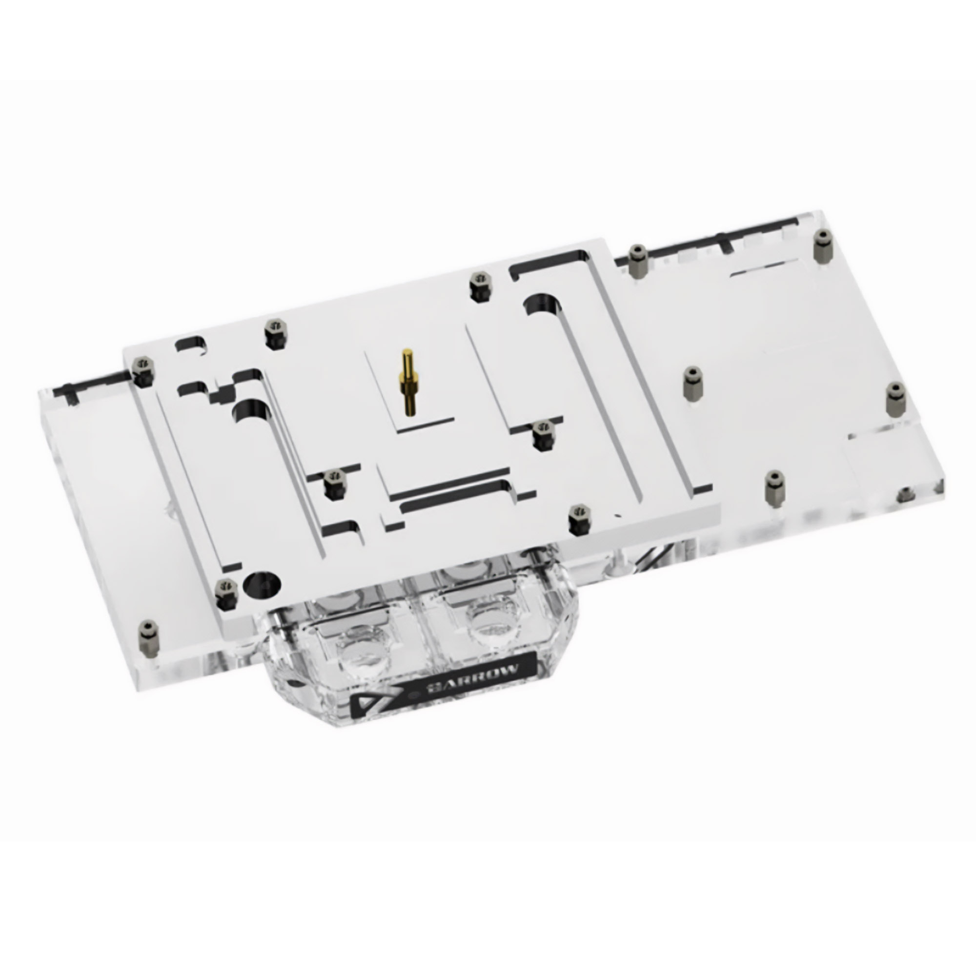 GPU Block Asrock RX 9070 XT Barrow RGB para Water Cooler Custom - Power ...