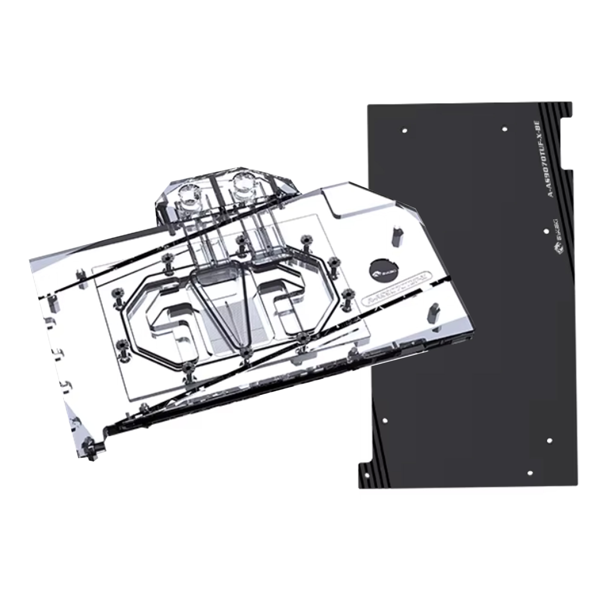 GPU Block Asus RX 9070 e 9070 XT Bykski ARGB para Water Cooler - Power ...